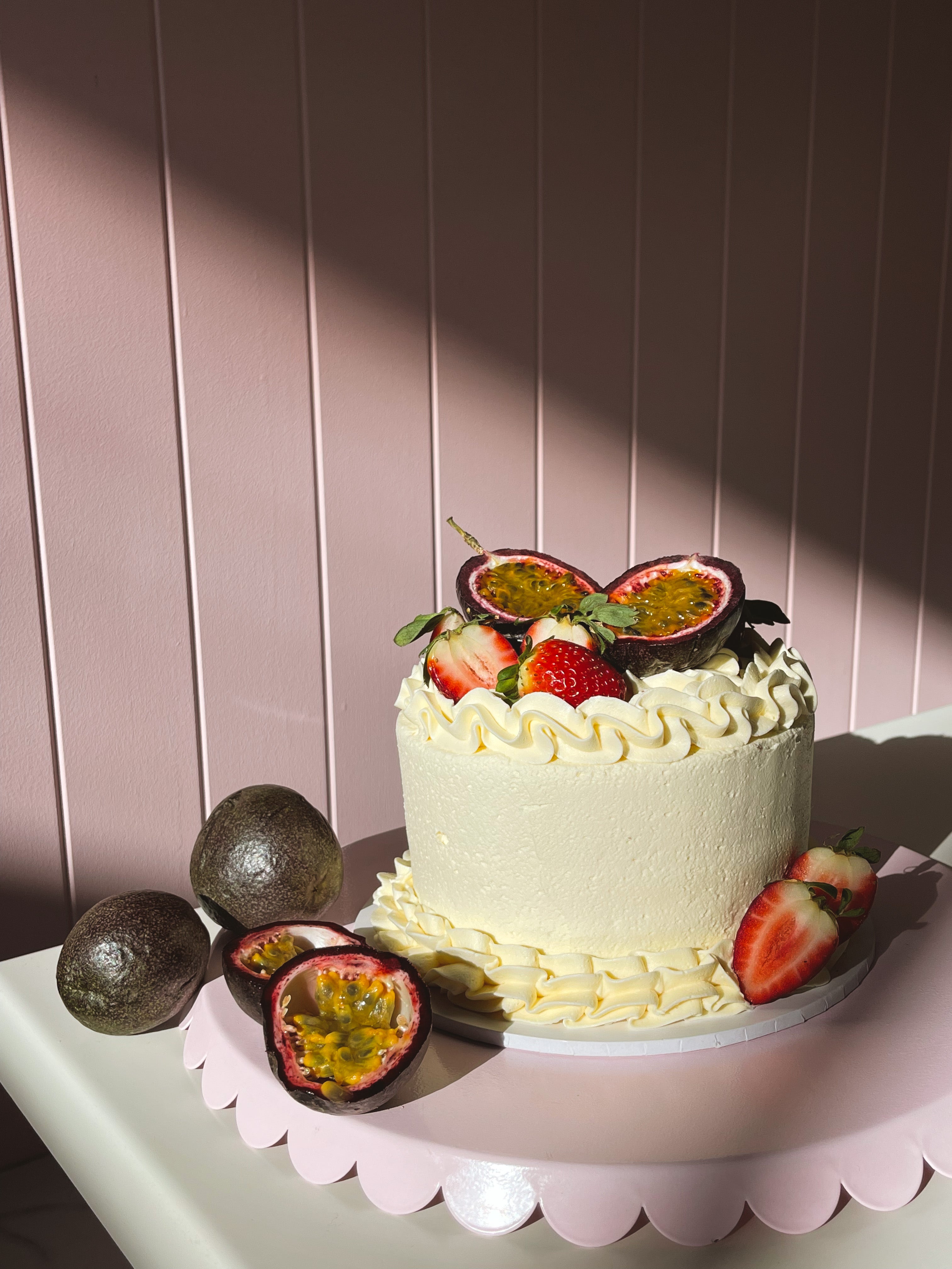 Vegan Passionfruit Cake Sydney | Sweet Treats by Rhi
