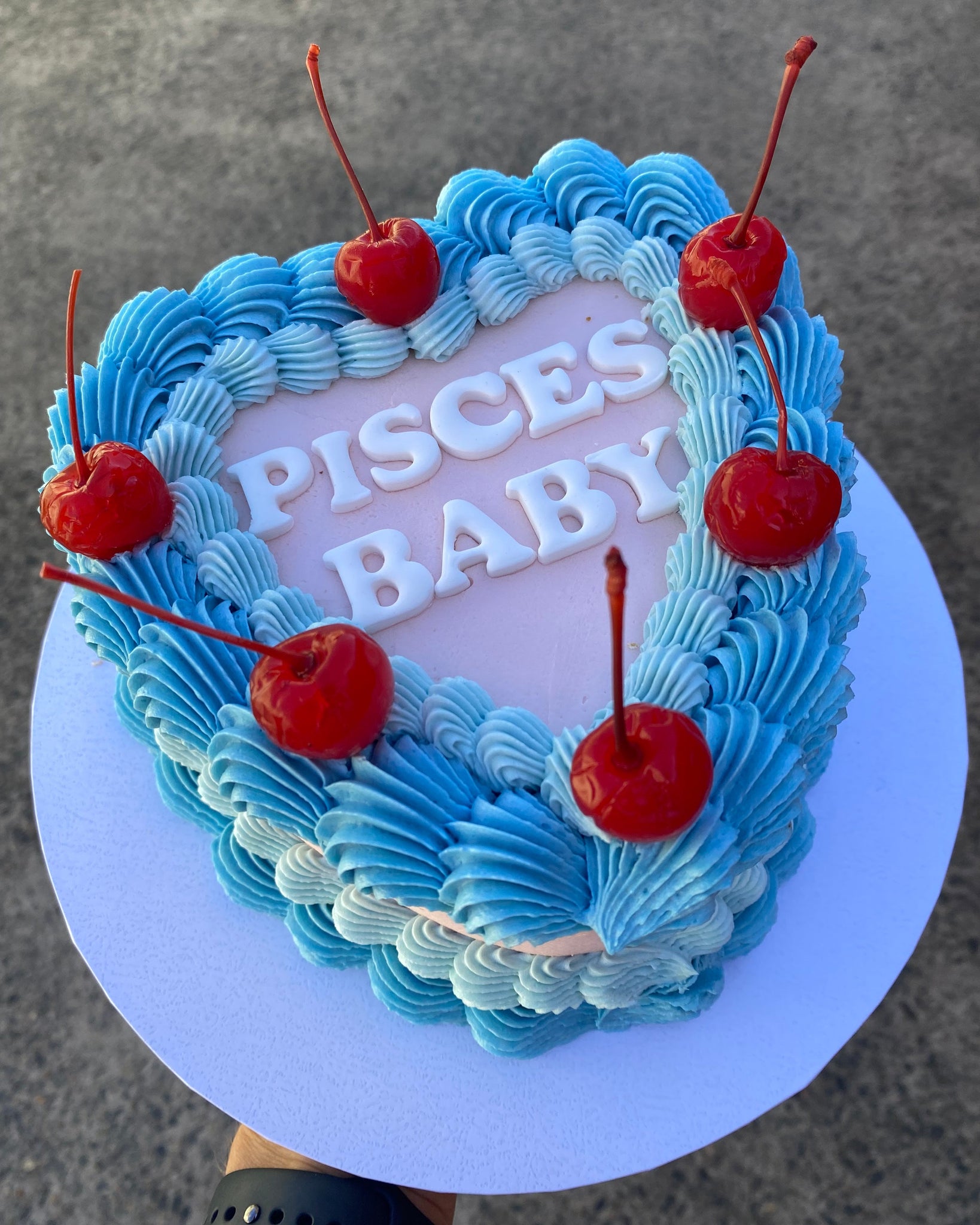 Vintage Love Heart Cake Sydney | Sweet Treats by Rhi